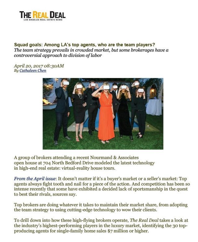 Squad Goals: Among LA’s Top Agents, Who are the Team Players? - Gary ...