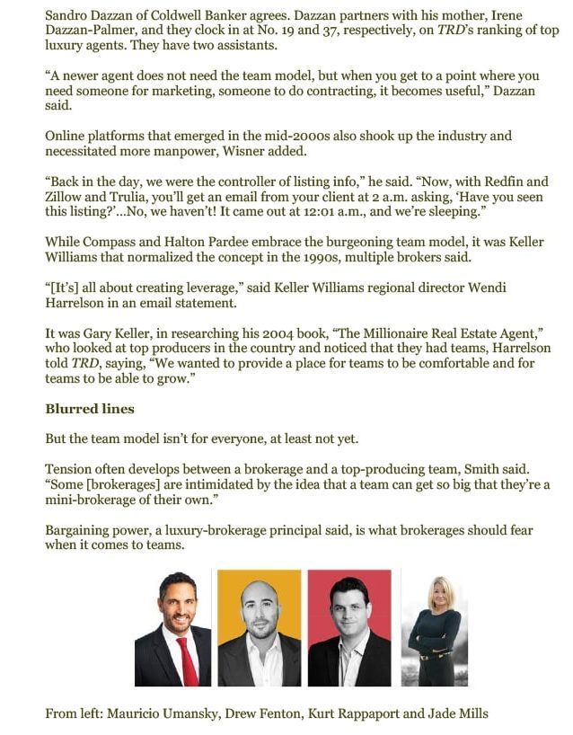 Squad Goals: Among LA’s Top Agents, Who are the Team Players? - Gary ...